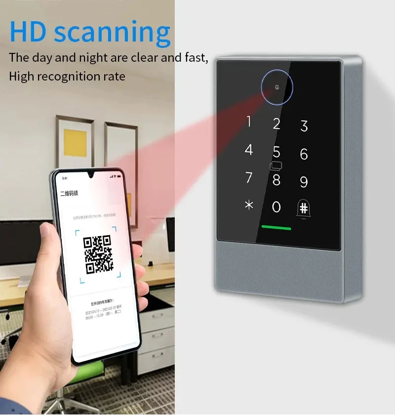 Ttlock App Qr Code Rfid Card Smart Lock Access Control Keypad Biometric ...
