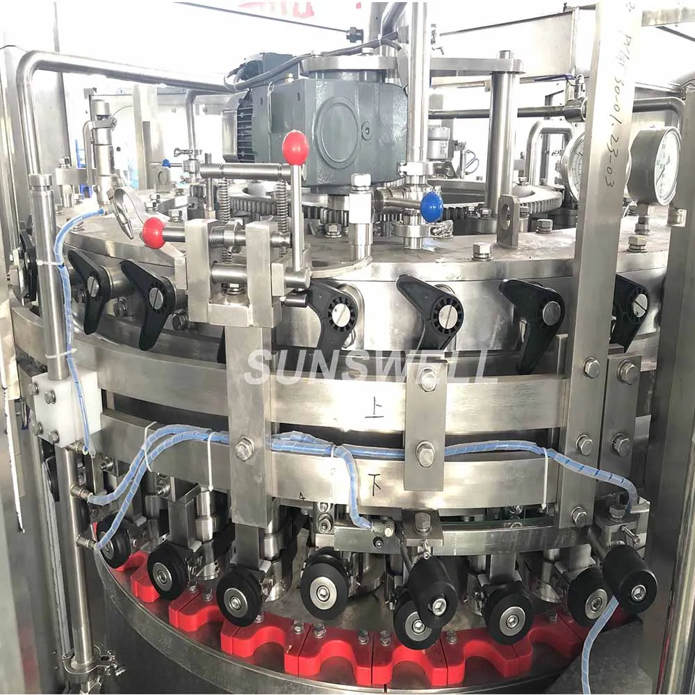 Compact Rotary Automatic Energy Drink Beverage Beer Canning Line Pet ...