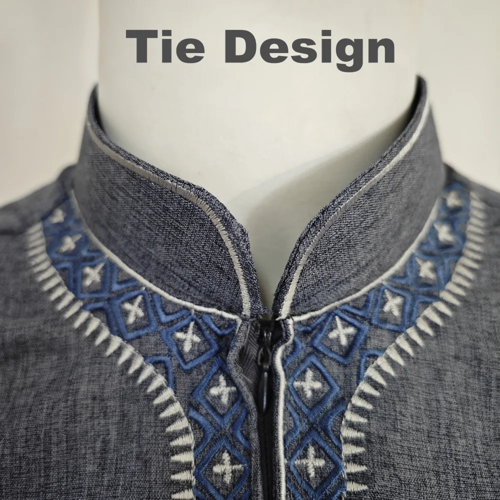 Shop Our Bahrain Style Thobe - Embroidered Islamic Men's Clothing