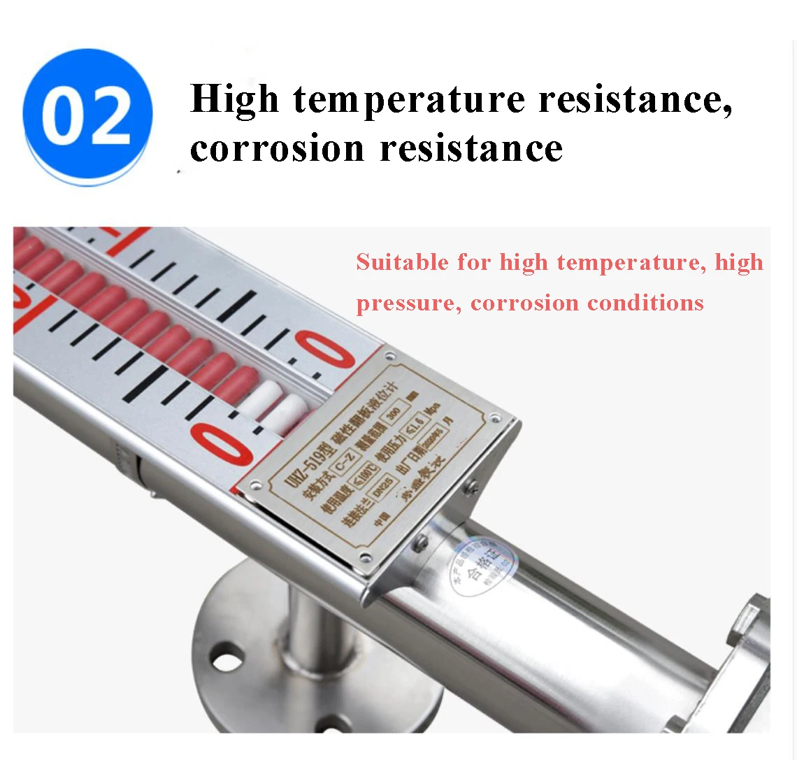 Magnetic Level Gauge Float Sensor Ball Type Liquid Level Gauge Magnetic ...