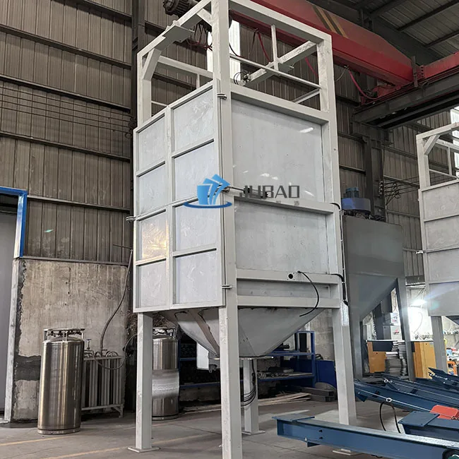 Portable Bulk Bag Unloader Large Processing Capacity Super Sack Dumping ...