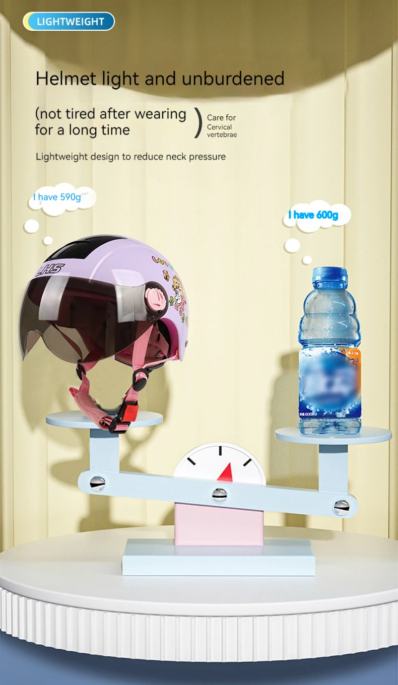 National 3c Certified Kids Helmet Motorcycle Lightweight Portable Sun ...