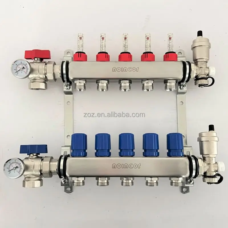 Underfloor Heating Manifold,5 Port Manifolds For Floor Heating Systems ...