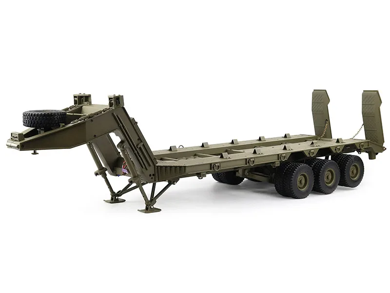 Hg P806 Diy Trasped Hg-p806 1:12 Us M747 6x6 Flatbed Vehicle Kit Alloy ...