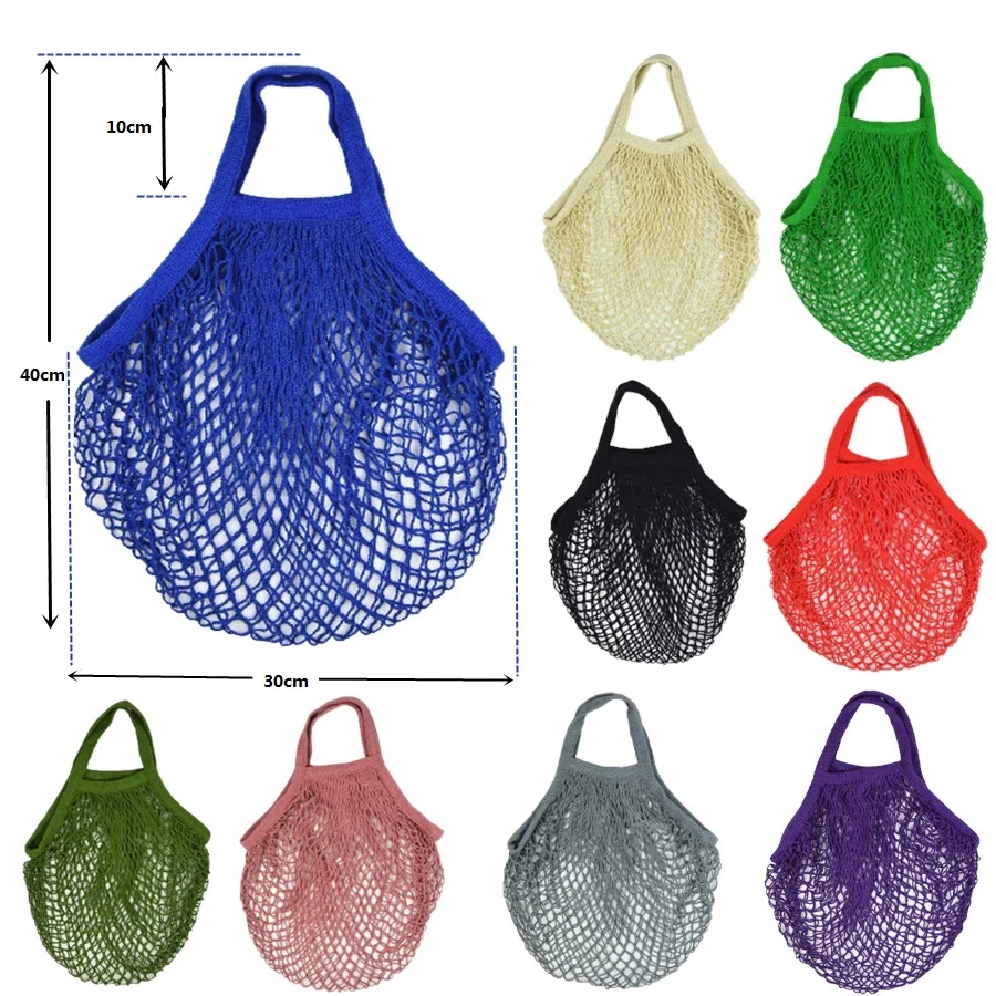 Eco-friendly Grocery Shopping Net Totes - Reusable & Biodegradable