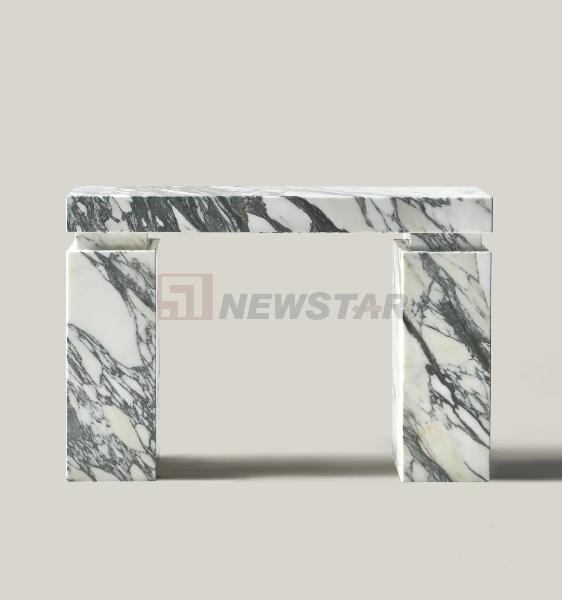 Newstar Luxury Modern Marble Console Table Hallway Table Italian Marble ...