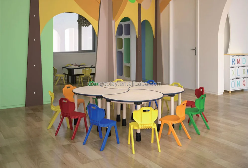 Preschool Classroom Furniture Kids Tables Equipment for Kindergarten ...