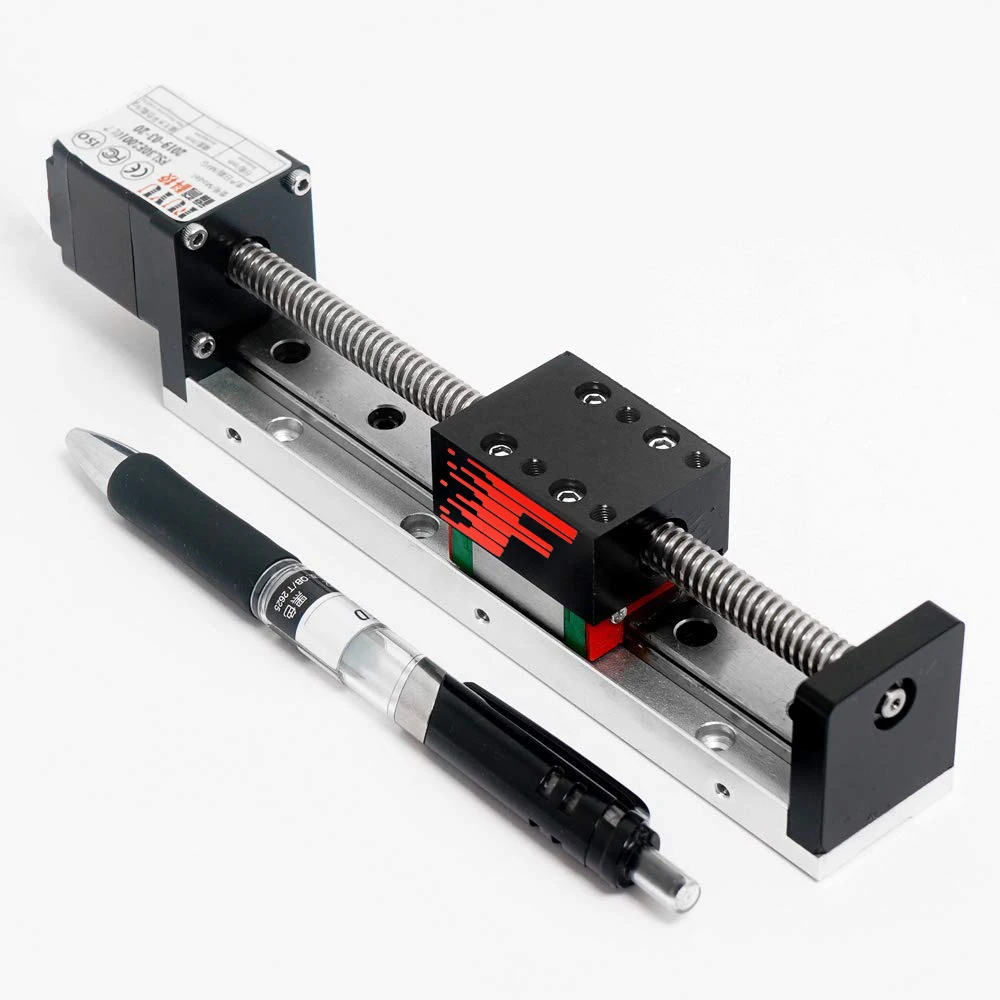 Mini Linear Motion Screw Stepper Motor Small Light Slider Rail Guide ...