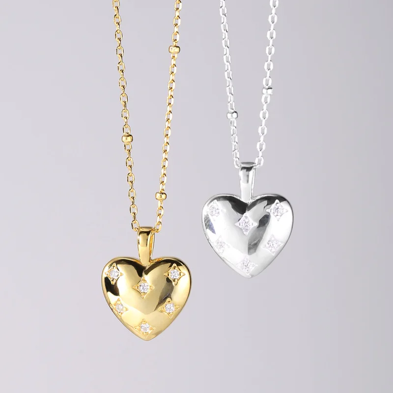 Women Daily 18k Gold Plated Starburst Jewelry 925 Sterling Silver Cz ...