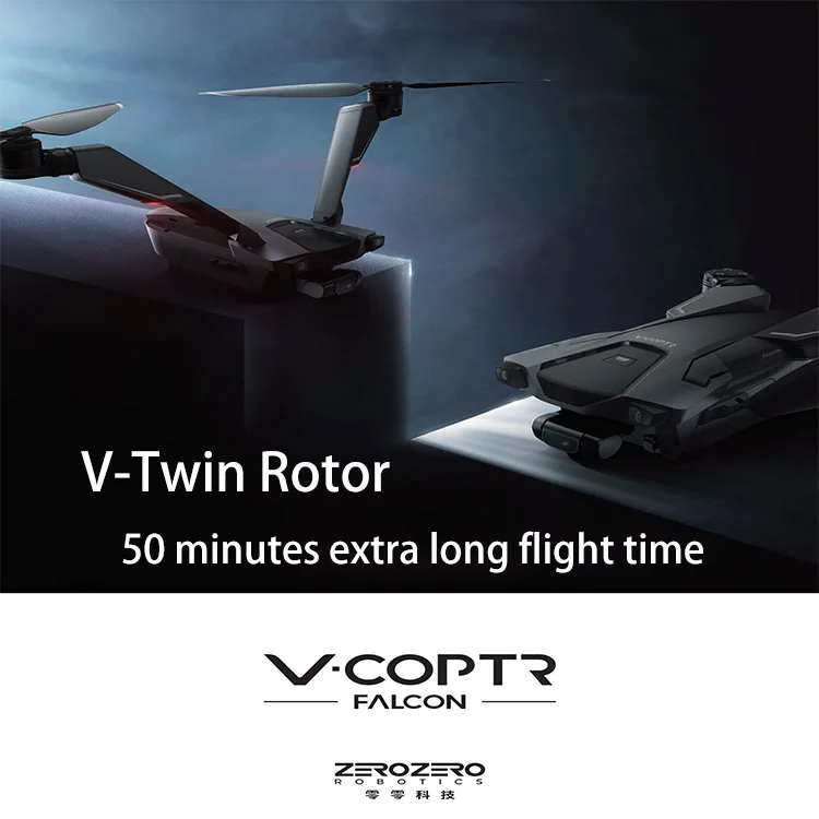 The World's First V-shaped Falcon Dual-rotor 7 Control 50 Minutes Of ...