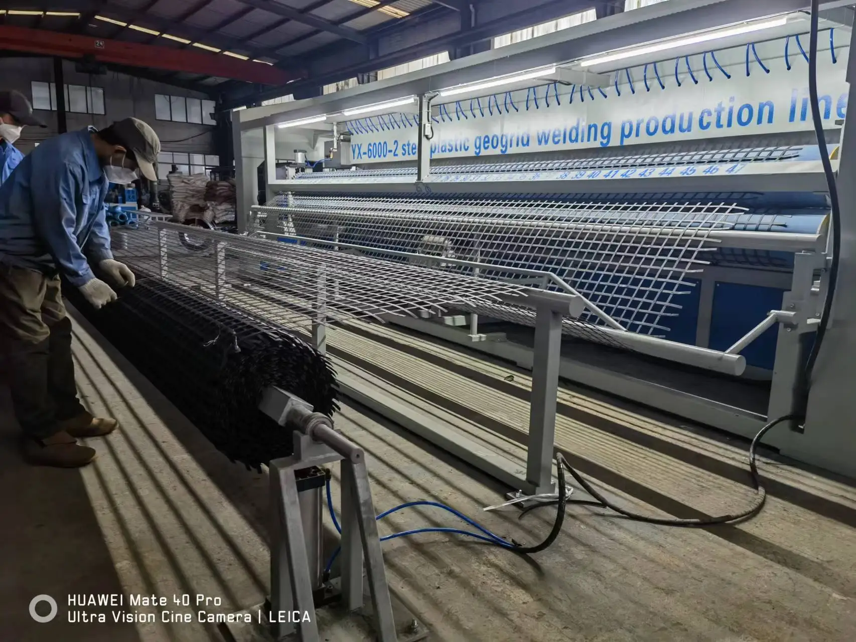 Automatic Steel Plastic Geo Grid,pp Geogrid,pet Geogrid Welding ...