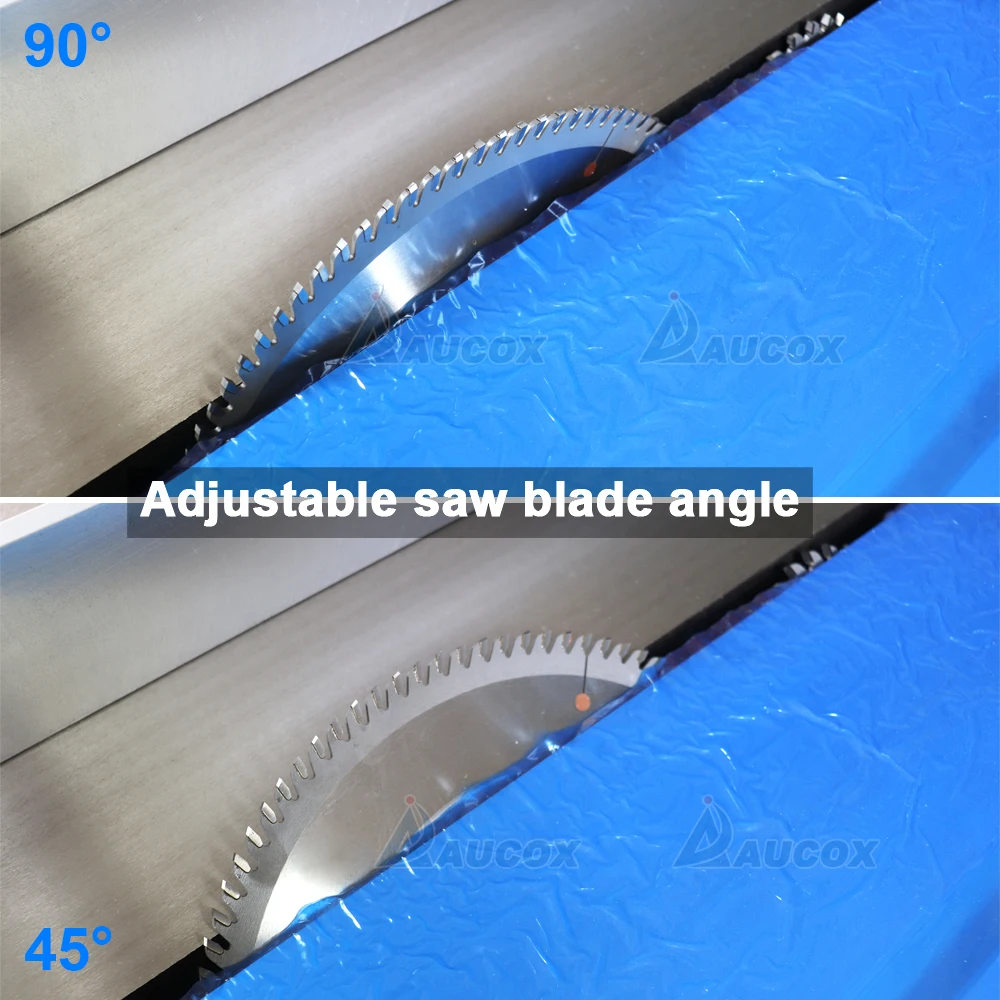 Dust Free Folding Table Saw for Woodworking - Compact Sliding Saw for ...