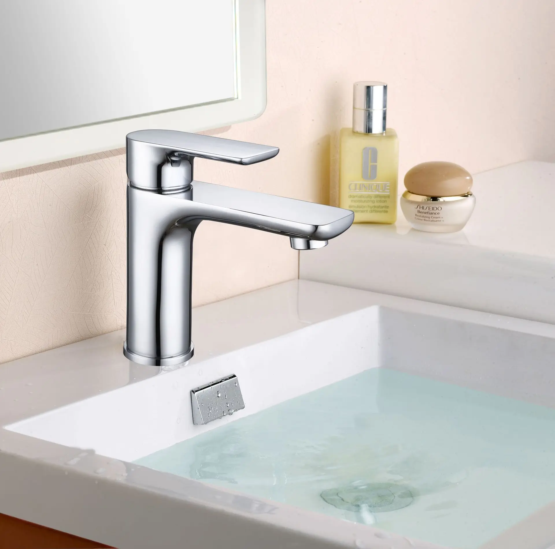 Commercial Chrome Polished Plating Laundry Bathroom Wash Basin Faucet ...