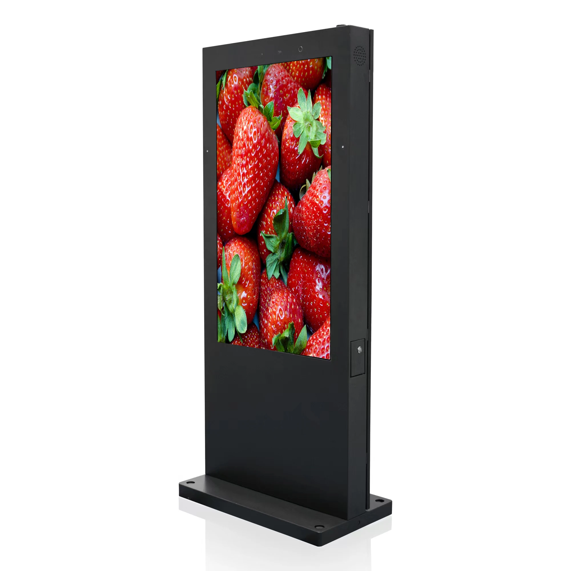 55 Inch Wifi 4k 2k Lcd Digital Signage Android Player Floor Stand Touch ...