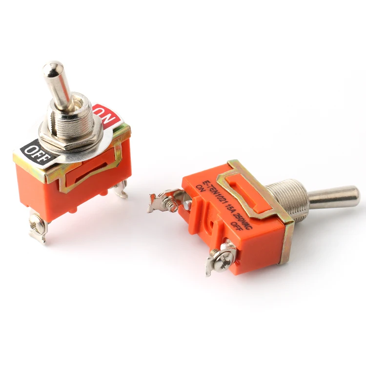 15A 250V AC Toggle Switch - Reliable SPDT on off E-TEN 1021