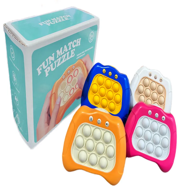 Aa Funny Bubble Puzzle Portable Game Console Quick Push Music Pop-up ...