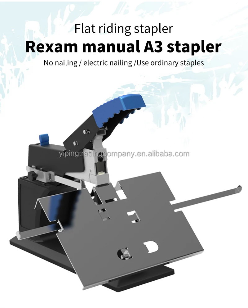 Manual A3 Heavy Duty Stapler Machine for Small Books Binding