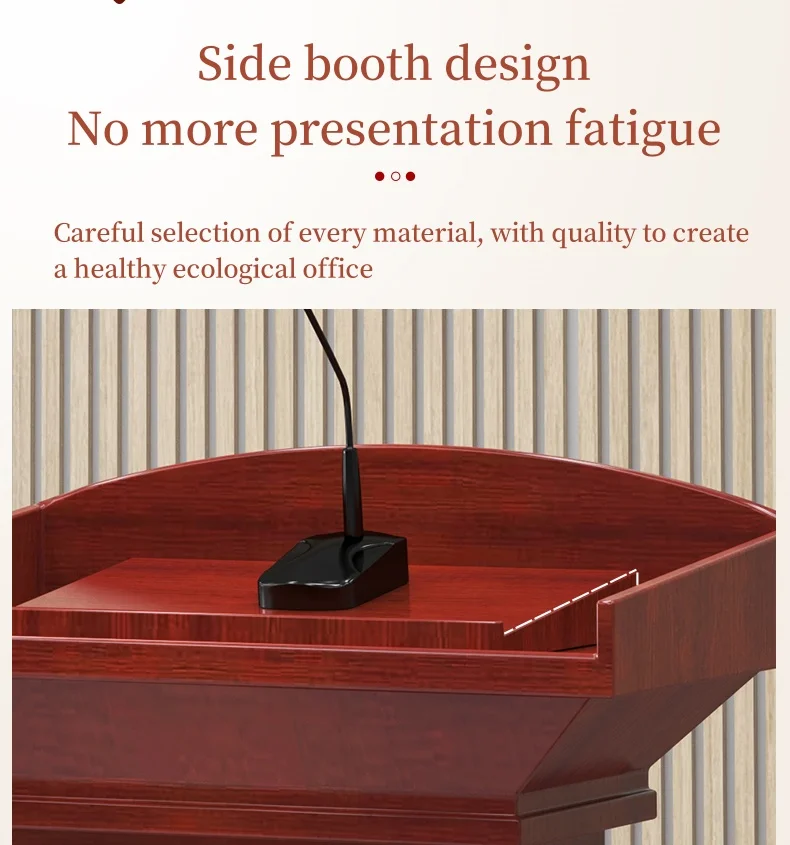 Wooden Church Lectern Podium Stand Display for Church Podium De ...