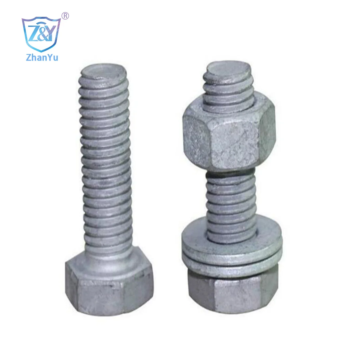 Stock Carbon Steel Grade 5.8 6.8 M20 M24 Hexagon Cap Head Bolt Nut ...