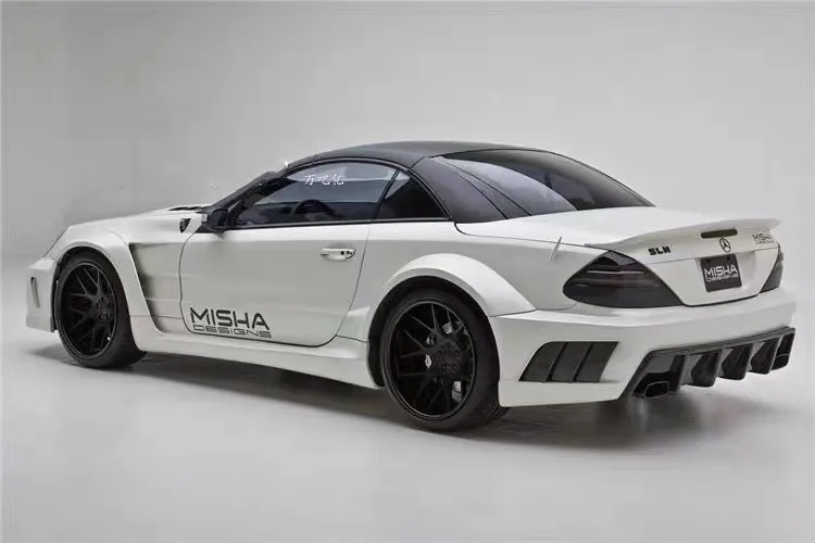 For Mercedes SL R230 Misha Style Wide Body Kit Misha Style Front and ...
