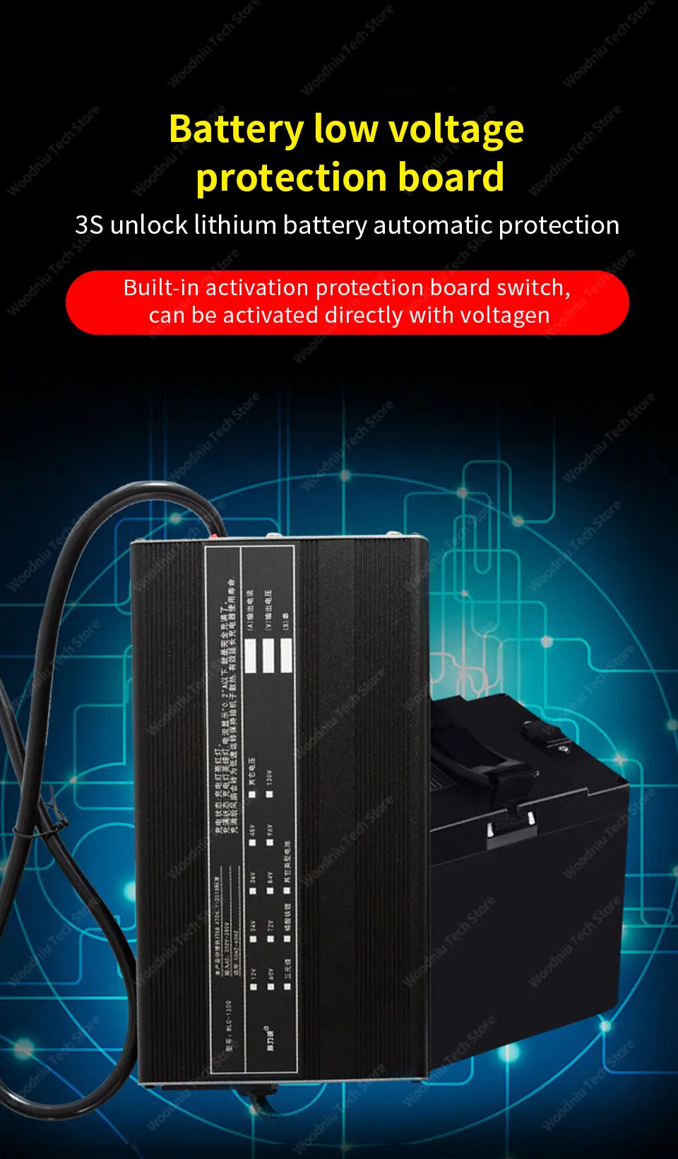 For Super Soco Tc Max Charger 12a Adjustable High Current E-bike ...