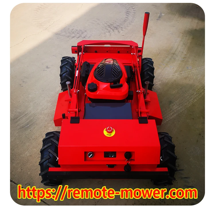 4wd Remote Control Lawn Mower 4x4 Wheel Robot Grass Cutting Machine For ...