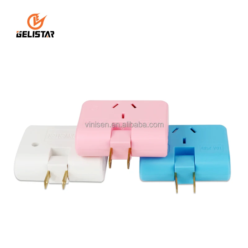 3 in 1 Extension Plug Adapter Strip Travel Smart Socket Universal ...