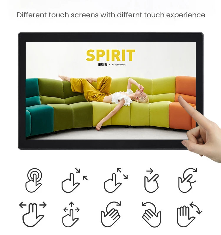 21 Inch Kiosk Window Display Lcd Advertising Horizontal Kiosk ...