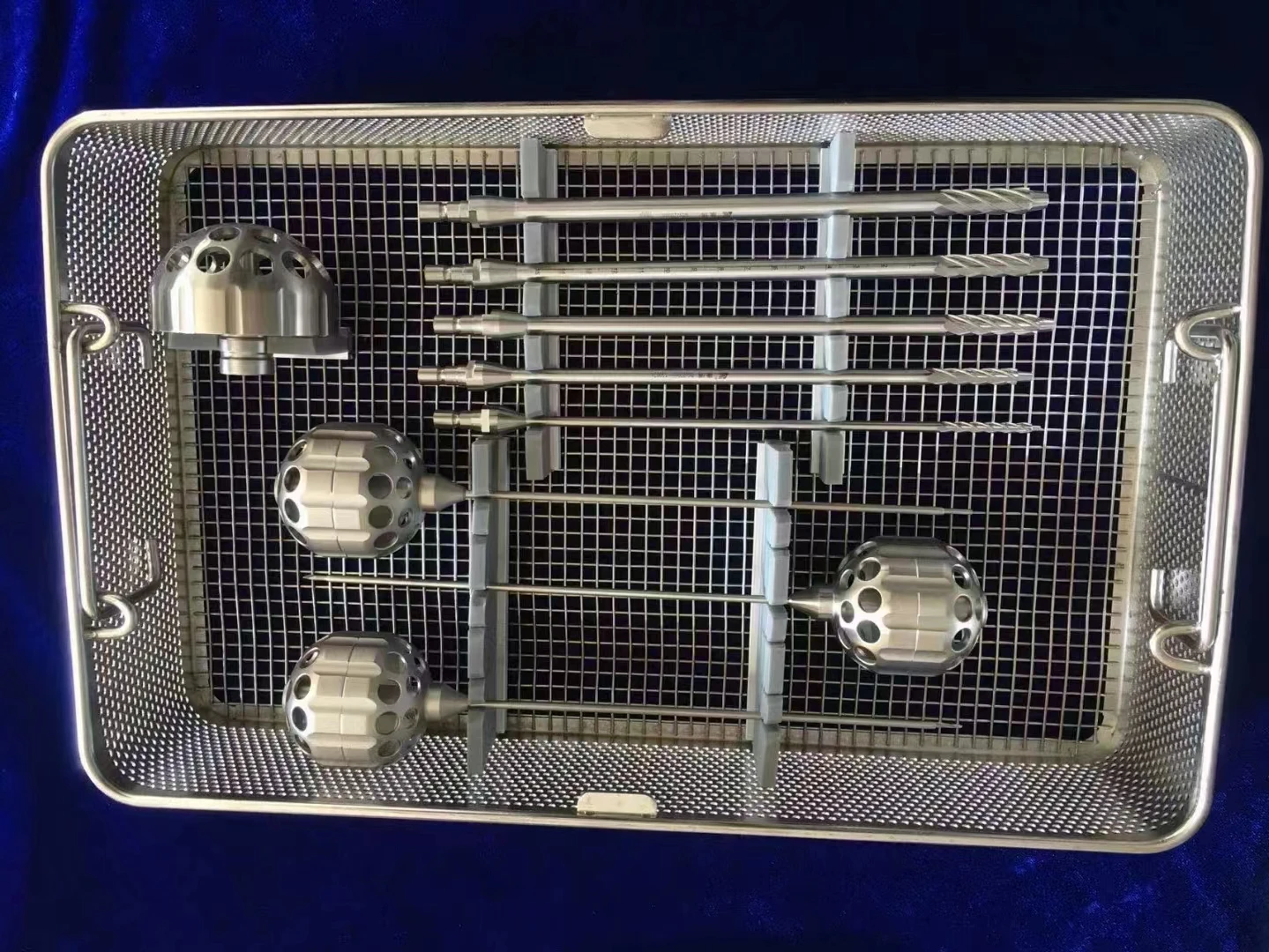 Stainless Steel Arthroscopy Instruments & Sterilization Box