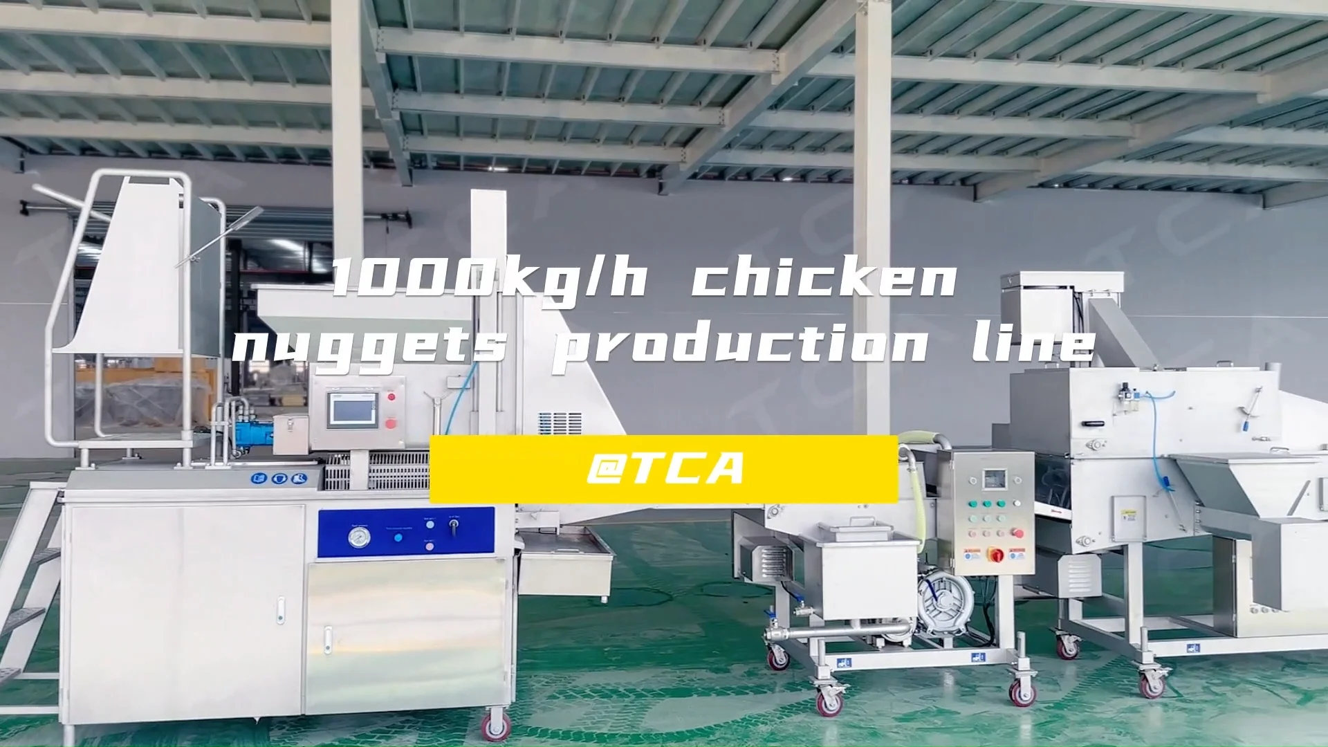 Tca Automatic Chicken Nuggets Making Machine/industrial Machine For ...