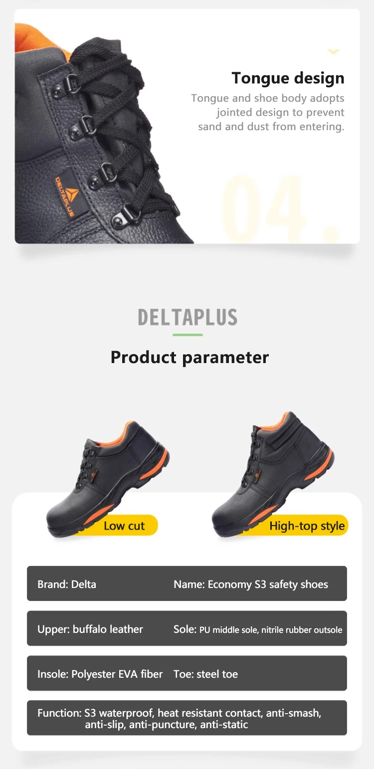 Deltaplus Simba S3 Calzado Botas De Trabajo Seguridad Mining Industrial ...