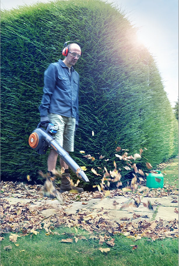 Lawnmaster Lithium Battery Garden Tool Electric Strong Power Air Blower ...