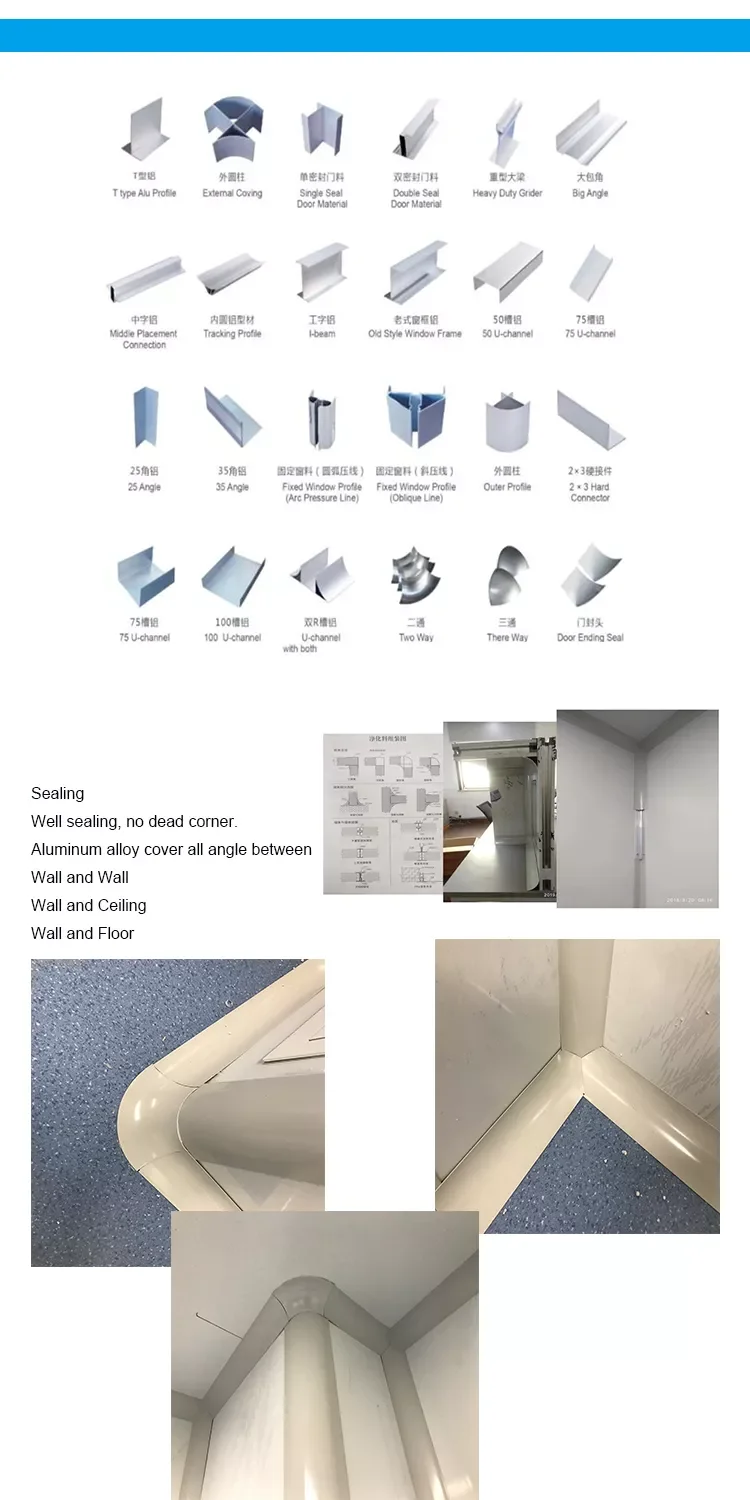 Gmp Standard Clean Room Assembly Installation One Stop Modular Clean ...