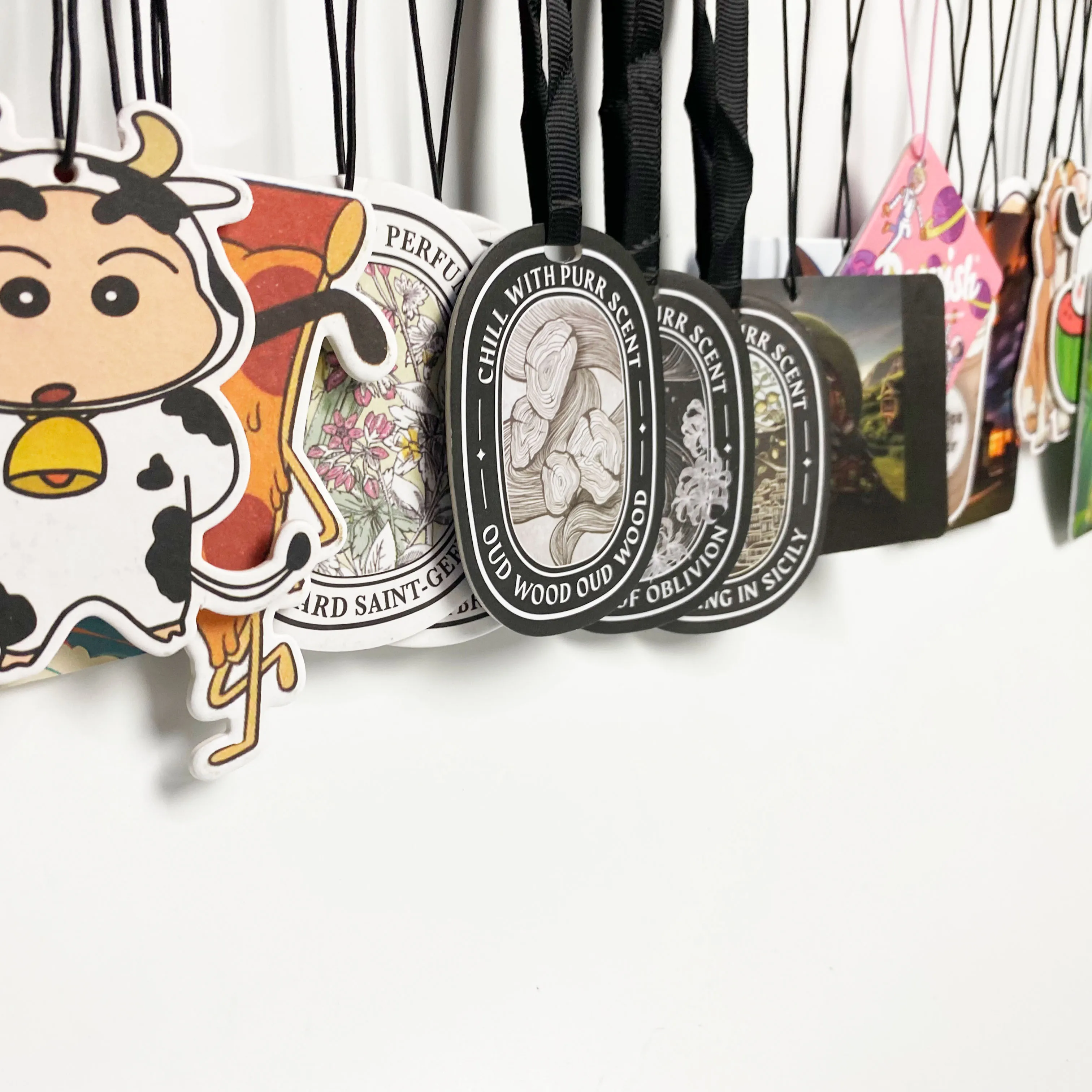 Long Lasting Scent Black Ice New Car Custom Air Freshener Car Perfume ...