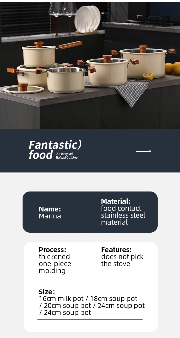 Top-quality OEM Custom Cookware - Purecook 304 Stainless Steel