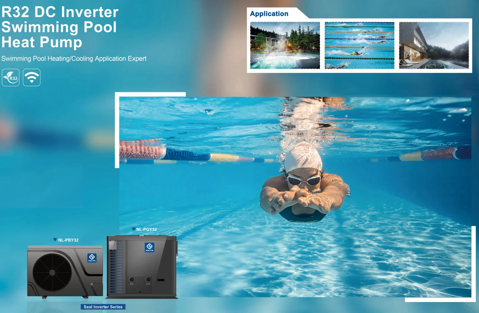 Nulite R32 Spa Pool Heatpump - Efficient 3KW-10KW Solutions