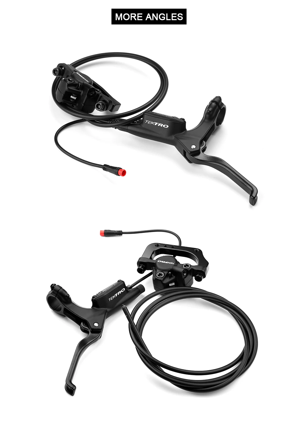 Tektro Hd-e350 Electric Bikes Hydraulic Disc Brake Tricycle 2pistons ...