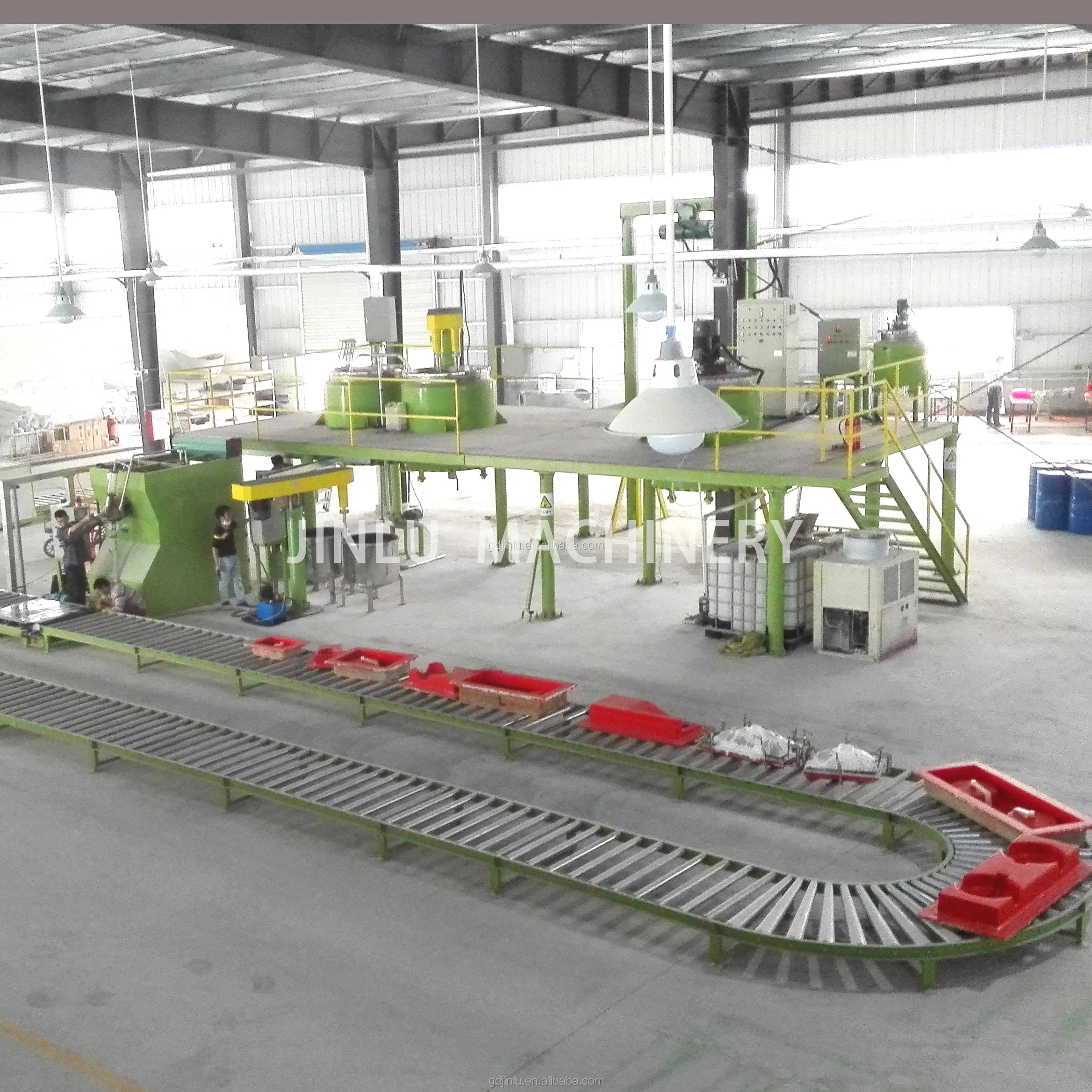 Automatic Acrylic Basin and Sink Production Line, MMA corian Basin&Sink ...