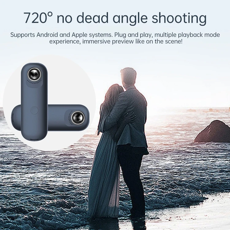 Outdoor 360 Panoramic Camera - VR Shooting Sports Camera