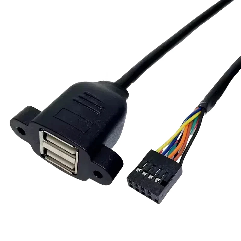 Computer chassis motherboard 9pin to USB2.0 USB3.0 dual-port extension ...