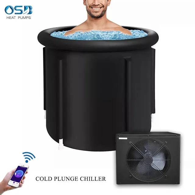 Mini Portable Jacuzzi With Chiller Heater Aquarium Pool Spa Tub Ice ...
