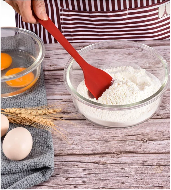 Silicone Spatula,One Piece Design Scraper,Nonstick Small Rubber Kitchen ...