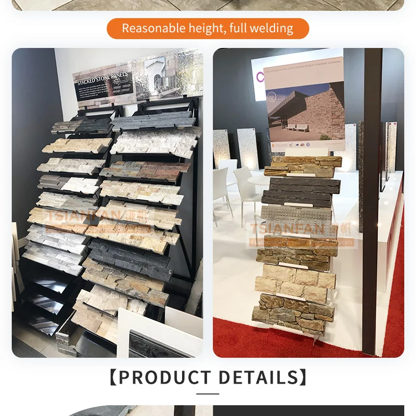 Modern Factory Standing Multi Layer Natural Stone Showroom Sample ...