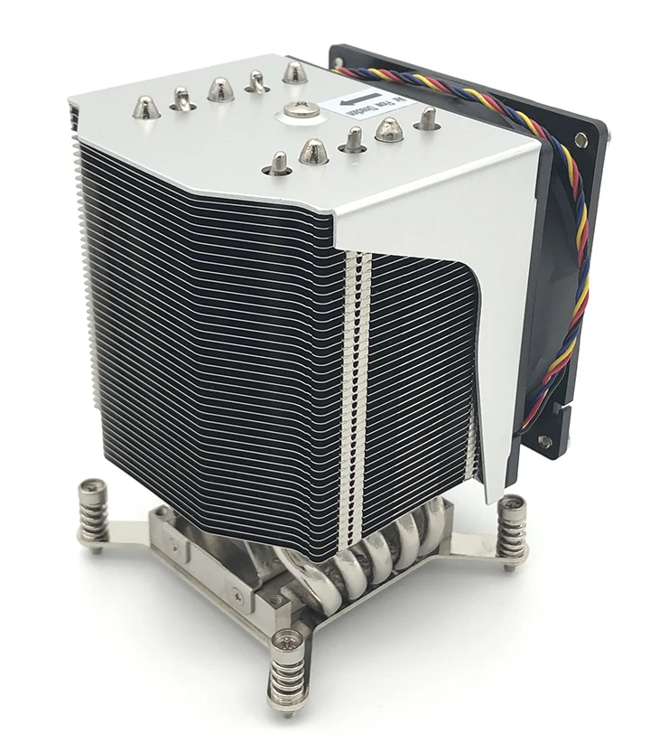 Rectangular 4u Server Cpu Radiator 5 Heat Pipe Lga2011 Cpu Cooler I3 ...
