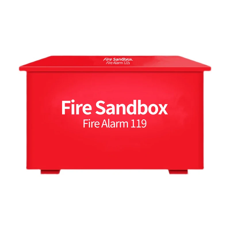 Firefighter Equipment - Durable Fire-Sand Box for Safety