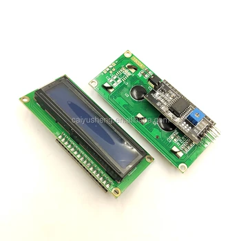 Iic/i2c Lcd1602 1602 16x2 Lcd Screen 2.5v-6v Blue Module 1602a Blue ...