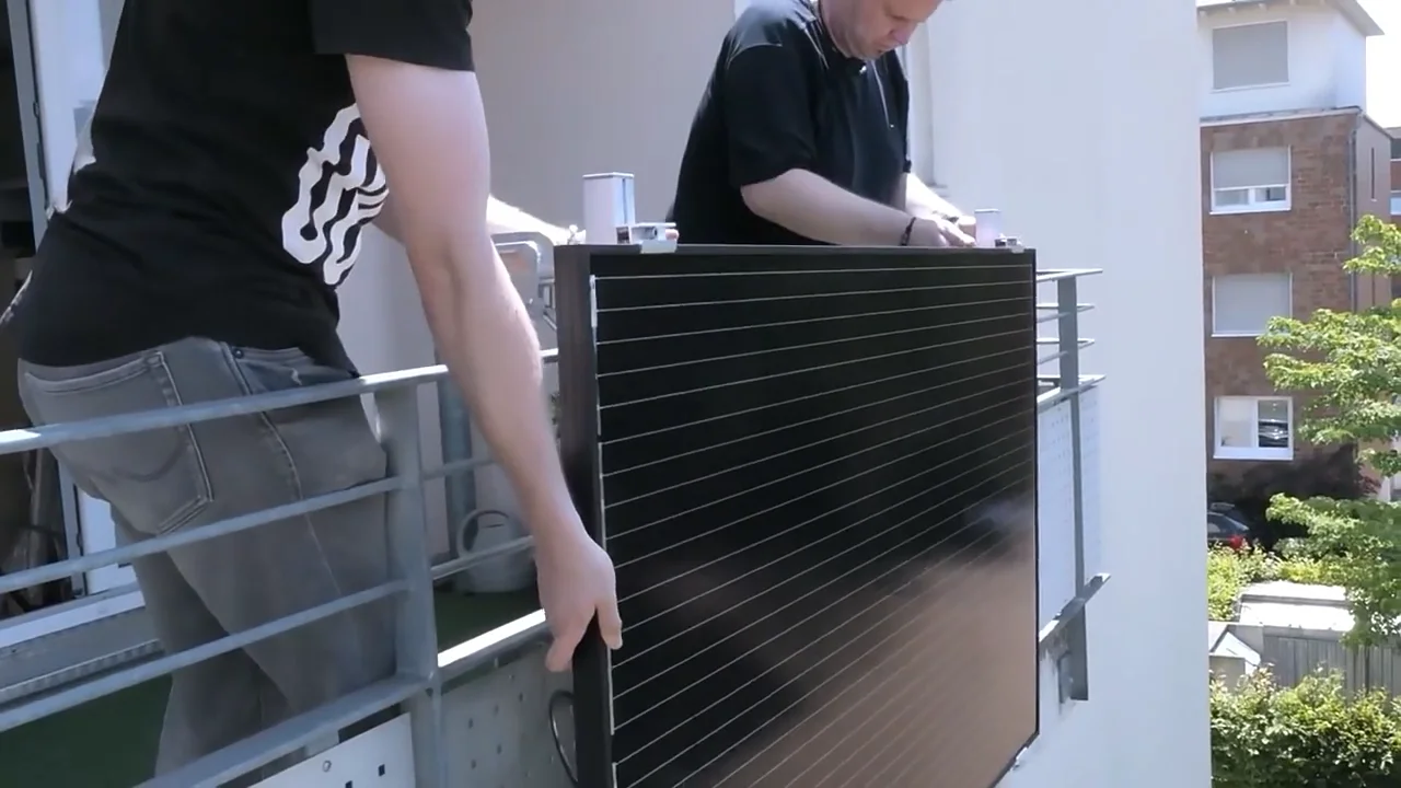 Wholesale Balcony Photovoltaic Solar Panel Balcony Mount System Of ...