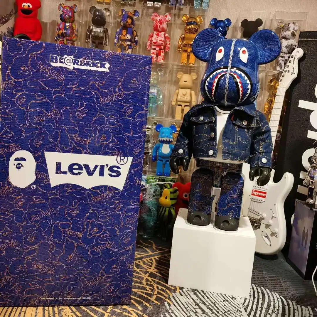 High Quality Bearbrick 400% 28cm Block Bear Doll Decoration Movable ...