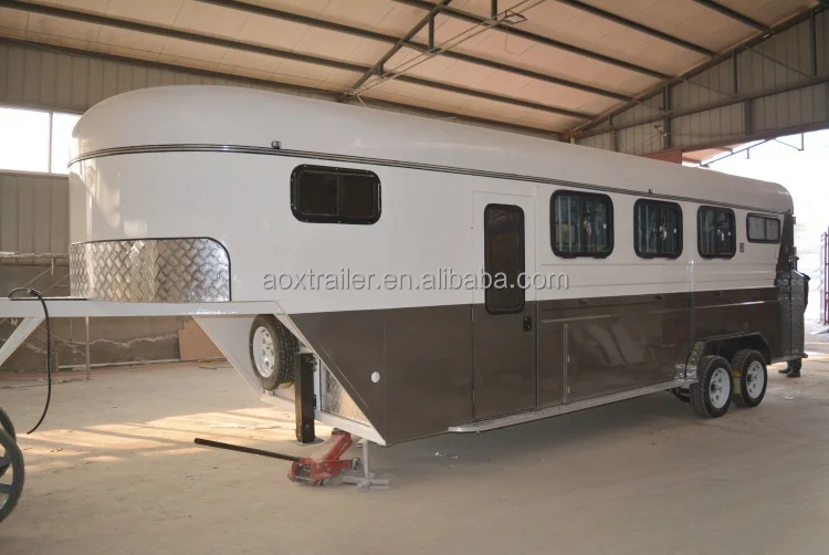 New Trend Gooseneck Trailer With Accommodation Beds And Kitchen For ...