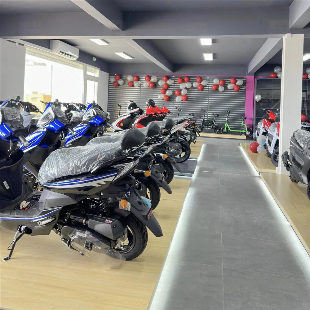 Fashion Bike Shop Interior Design Custom Motorbike Store Decoration ...